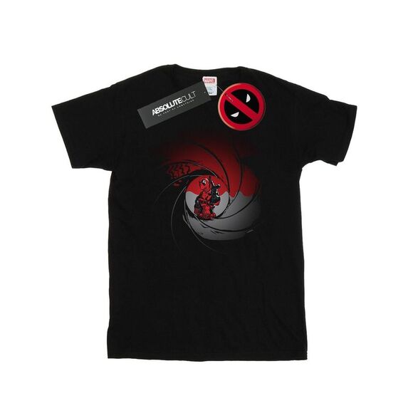 Marvel | Shirts | Marvel Mens Deadpool Gun Barrel Tshirt Black | Poshmark